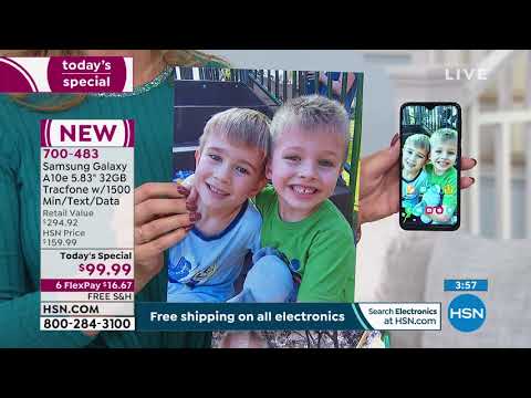 Samsung Galaxy A10e 5.83" HD 32GB Tracfone w/1500 Minute...