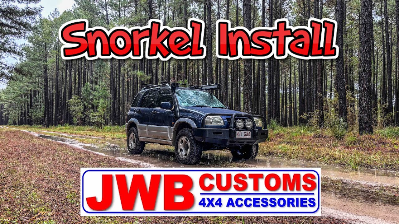 How to install a SQ Grand Vitara Snorkel | JWB Customs Kit