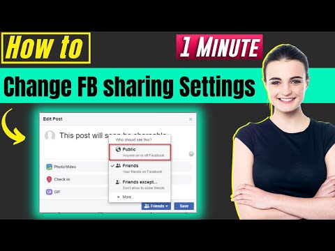 How do i change my sharing settings on facebook 2025
