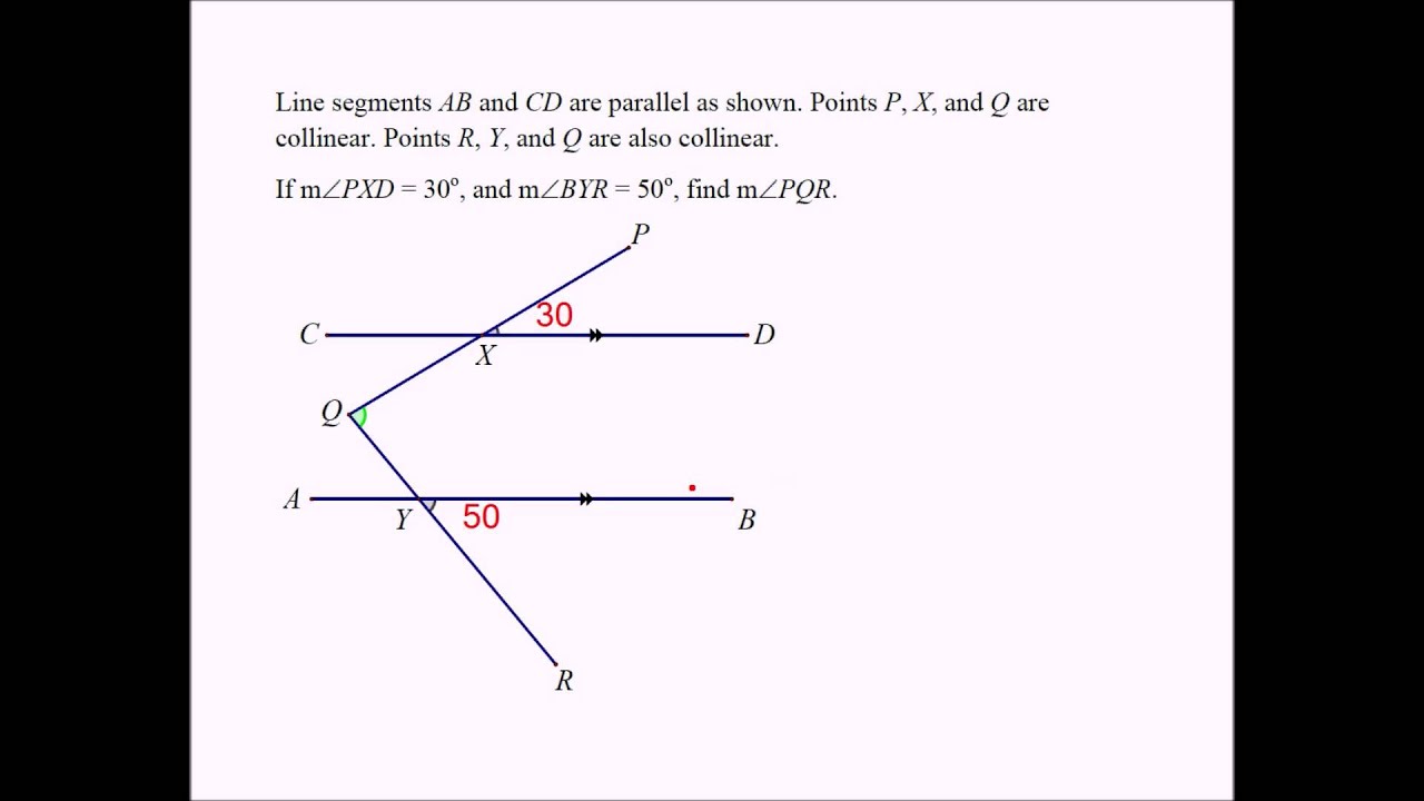 A Middle School Geometry Problem Involving Angles