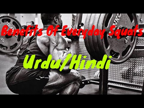 Benefits of Everyday Squats || Squats Workout || Everyday Squats Results Benefits || Urdu/Hindi