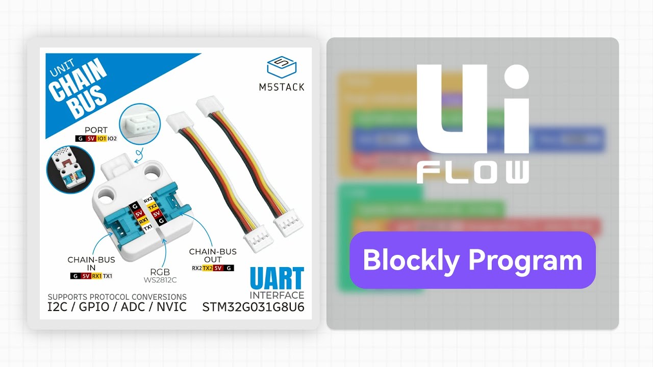 Unit Chain Bus | UIFlow2.0-Unit Programming application