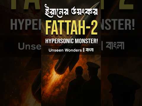 শব্দের গতির ৩ গুণ! ইরানের নতুন মিসাইল দুনিয়ায় তোলপাড়! || Unseen Wonders || বাংলা #shorts