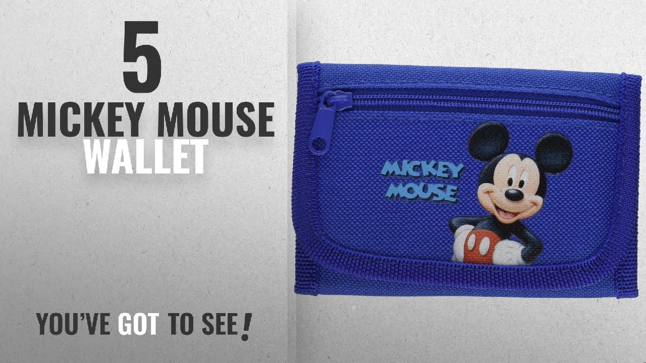 Top 10 Mickey Mouse Wallet [2018]: New Disney Mickey Mouse Tri-fold Wallet Gift for Holiday,