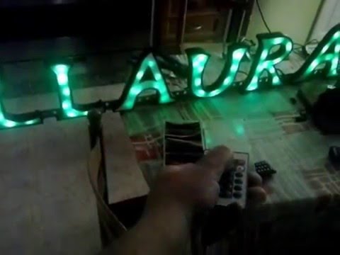 full alphabet for LED strips by el_tuba - Thingiverse