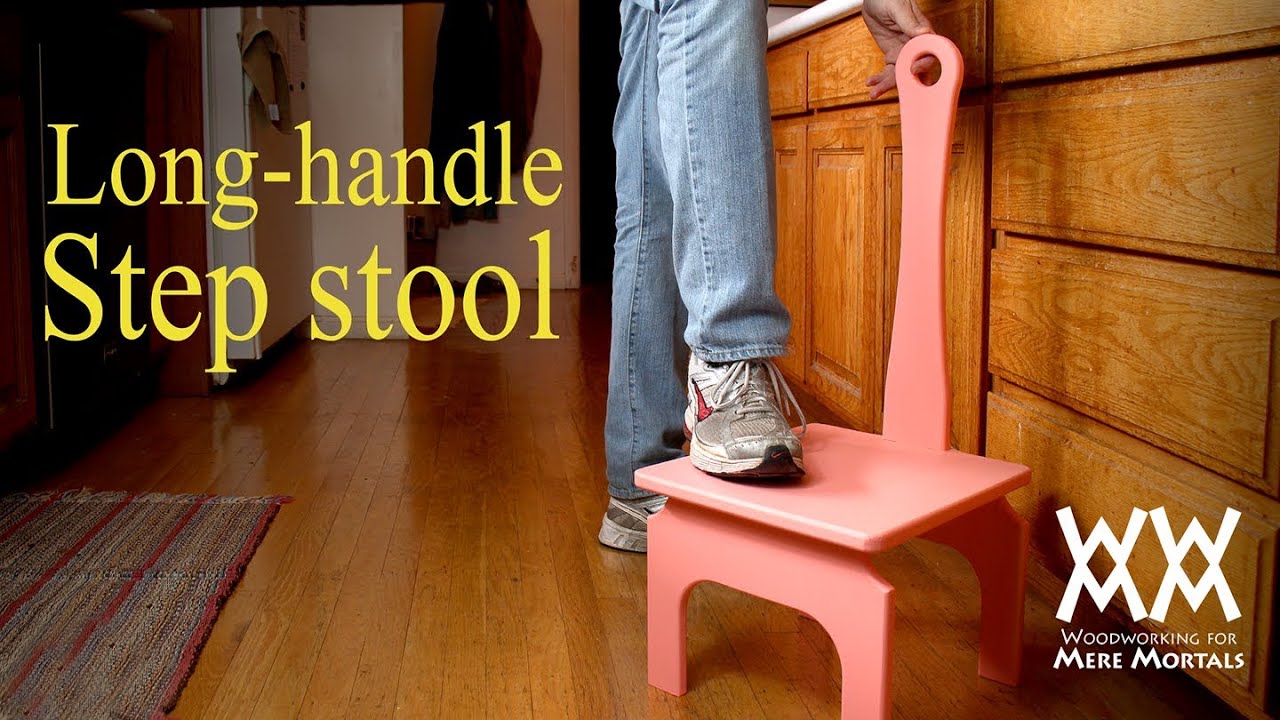 This is the handiest step stool ever! Easy woodworking project.