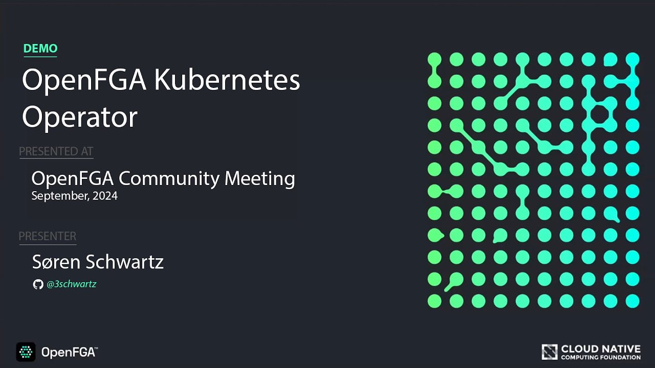 [DEMO] OpenFGA Kubernetes Operator