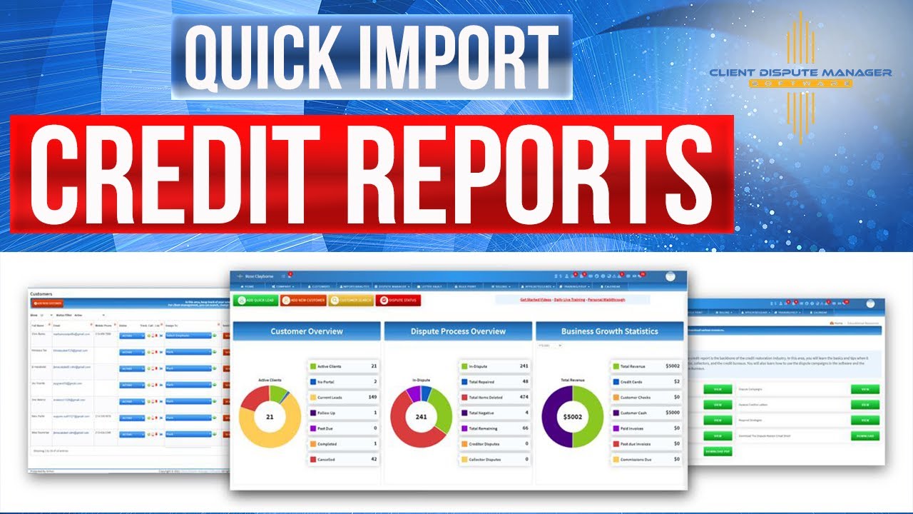 Credit Repair Software Reviews (Quick Import Credit Reports)(2023)