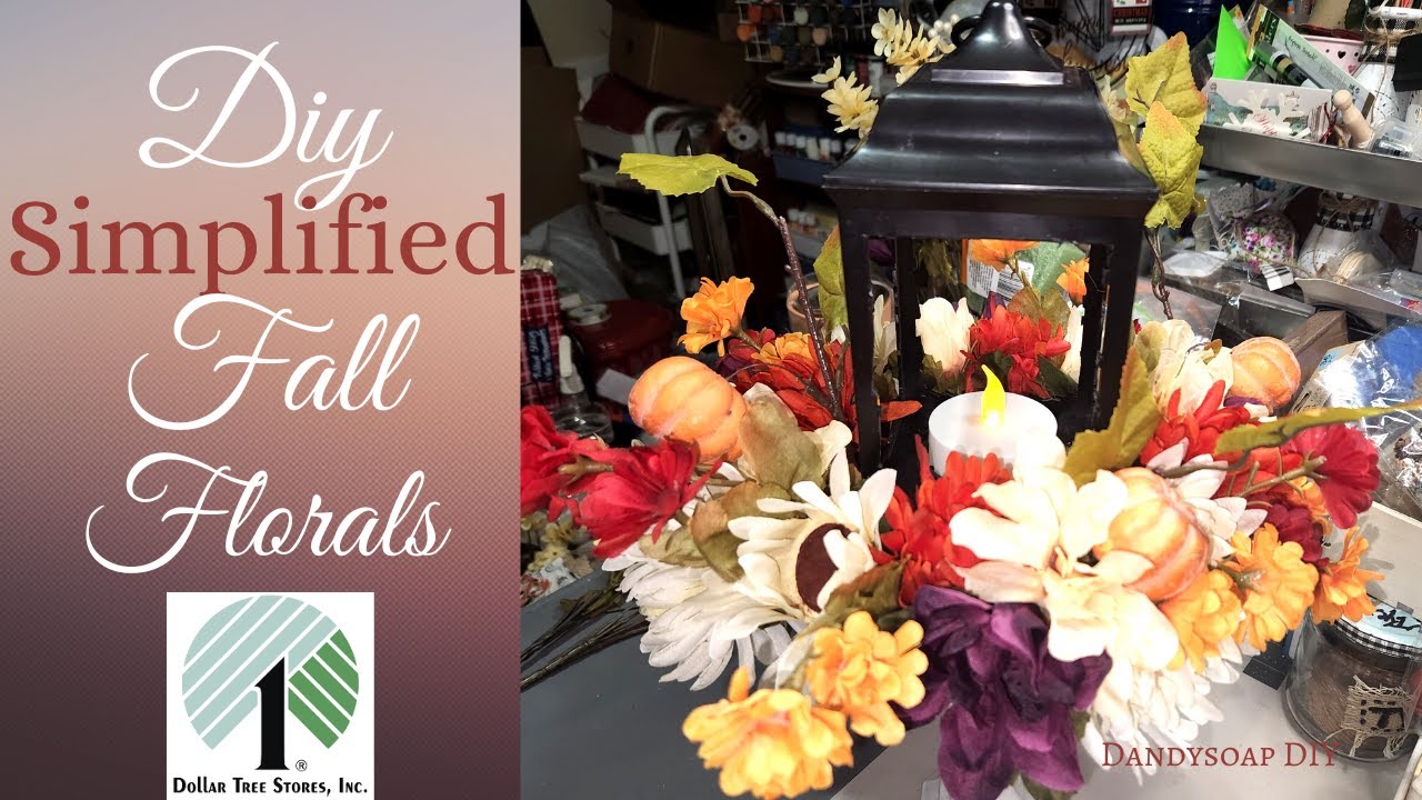 DIY Fall Floral 🌻 Centerpiece Dollar Tree | Budget $aver How To Create a flower arrangement