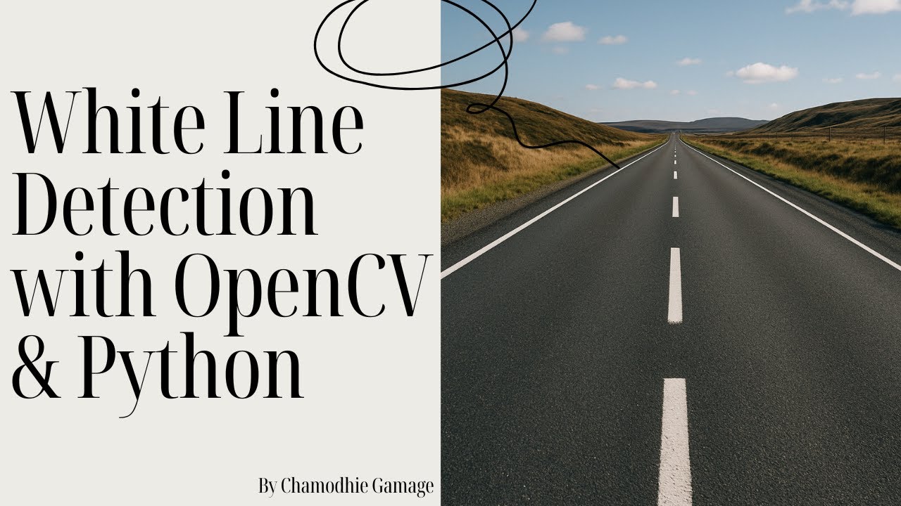 White Lane Detection Using Python and OpenCV