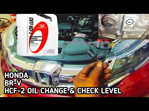how to change honda CVT HCF-2 transmission fluid on your car 2016-2018 Honda BR-V