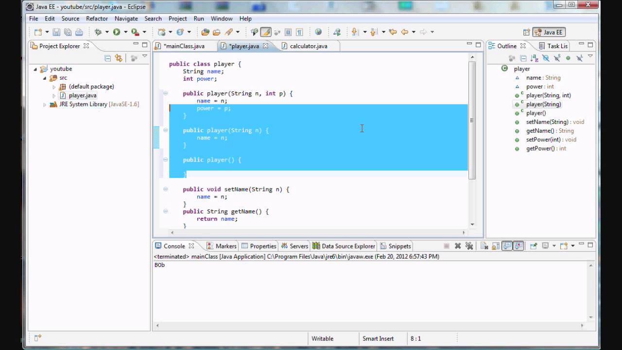 Java Programming - 16 - Multiple Constructors