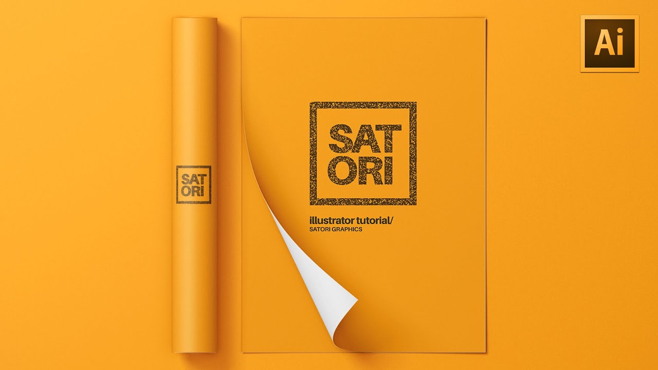 Stamp Effect In Illustrator With NO DOWNLOADS NEEDED