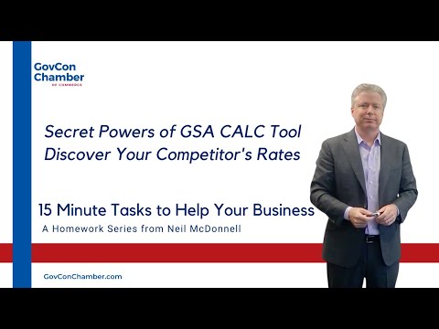 Use the Secret Power of GSA CALC Tool | Discover the Billing Rates of Your Small Business Competitor