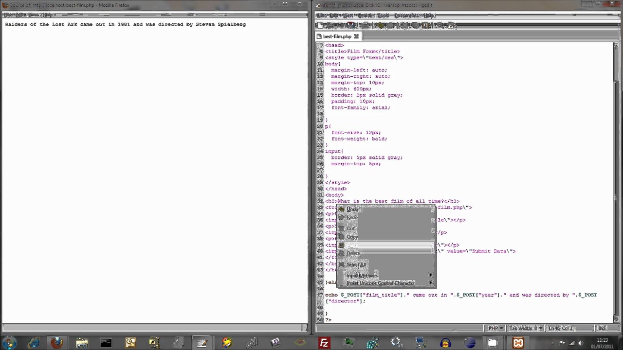 Handling HTML Forms with PHP (Part 2)