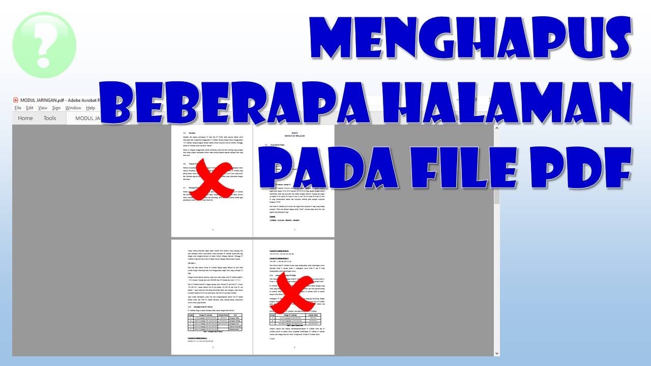How to Delete Multiple Pages in a PDF File