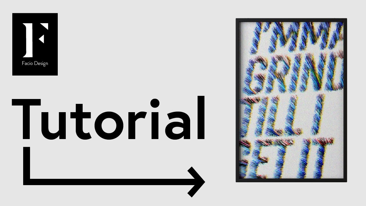 3D Experimental Typography Tutorial