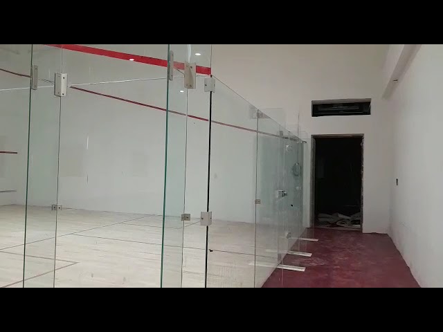 Squash Court Glass Back Wall - Glass Back Wall System Manufacturer from ...