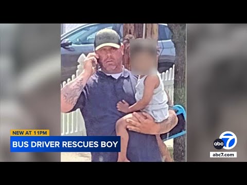 Hero Bus Driver Saves Toddler Wandering On Busy Street - 99.7 DJX