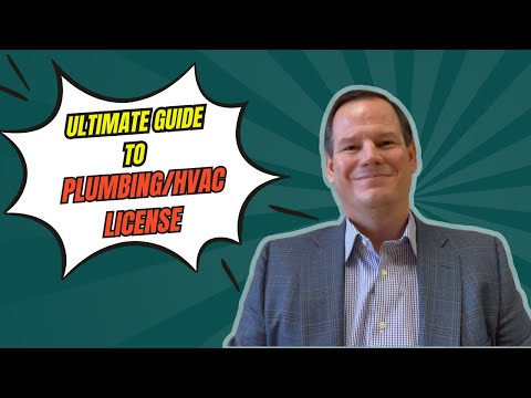 Guide to Getting Your NC Plumbing and HVAC License