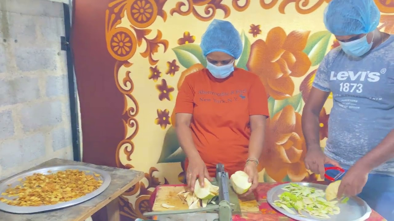 Kaju.lk Breadfruit Chips Processing Workflow