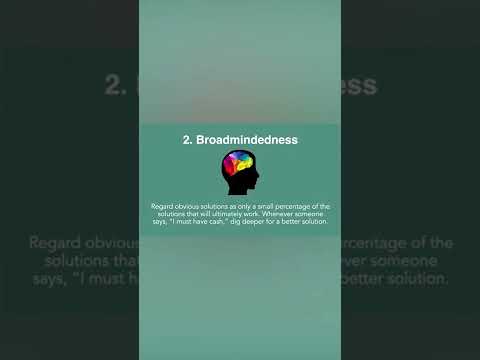 Are you broad minded?