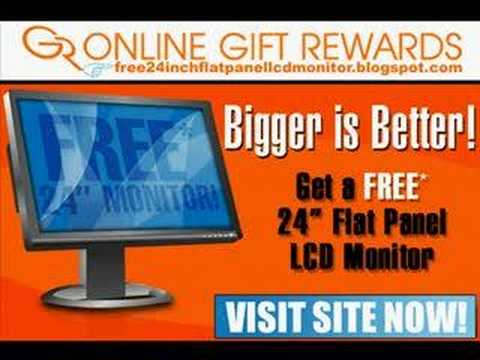 FREE 24" FLAT PANEL LCD MONITOR