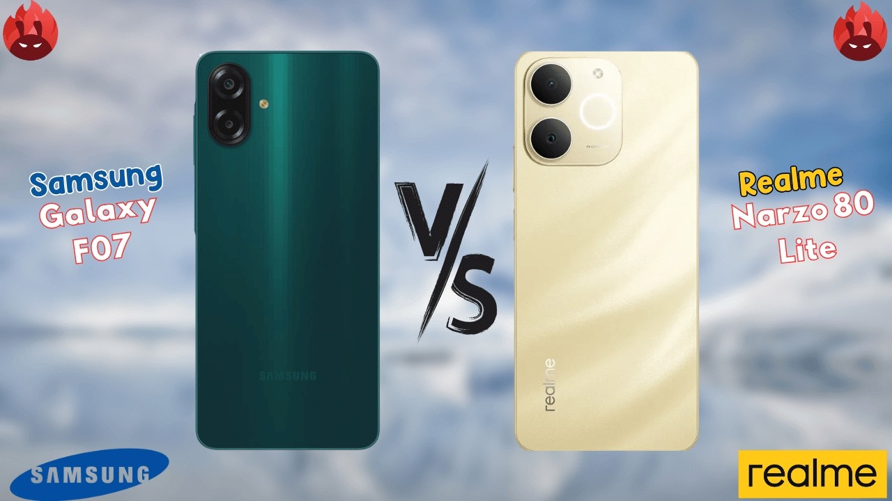 Samsung F07 Vs Realme Narzo 80 Lite || Full Comparison 🔥 Which one is Best?