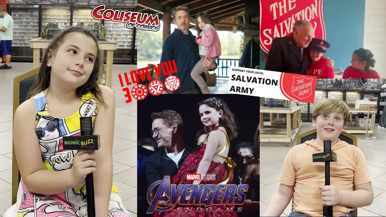 Tony Starks Daughter Morgan Actress Logan Rabe & Actor Lexi Rabe Interview At Coliseum Of Comics ...