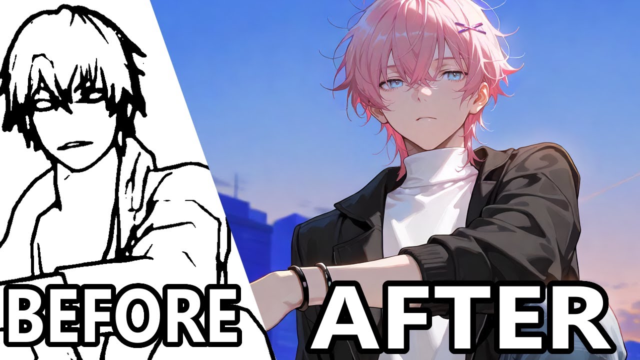 Drawing Consistent Character with Krita and Stable Diffusion [Gen AI]