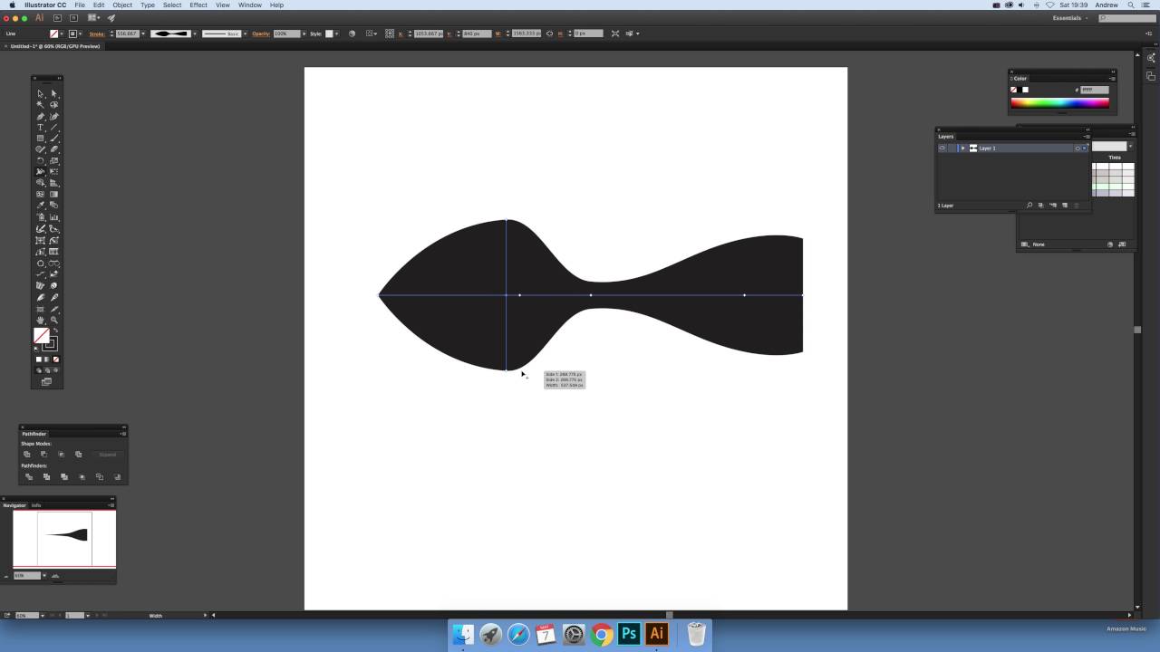 Illustrator : Width tool and Width Profiles  tutorial