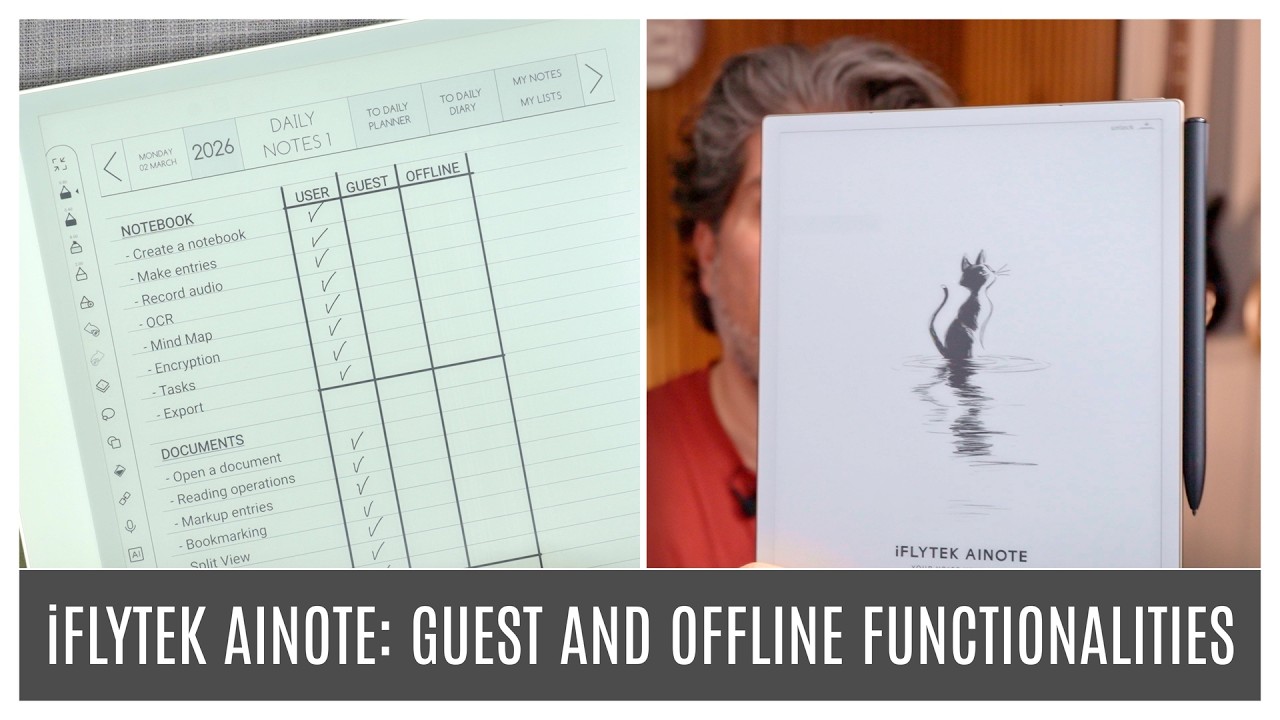 iFlyTek AINote - Guest and Offline Functionalities, What are the Real-World Limitations?