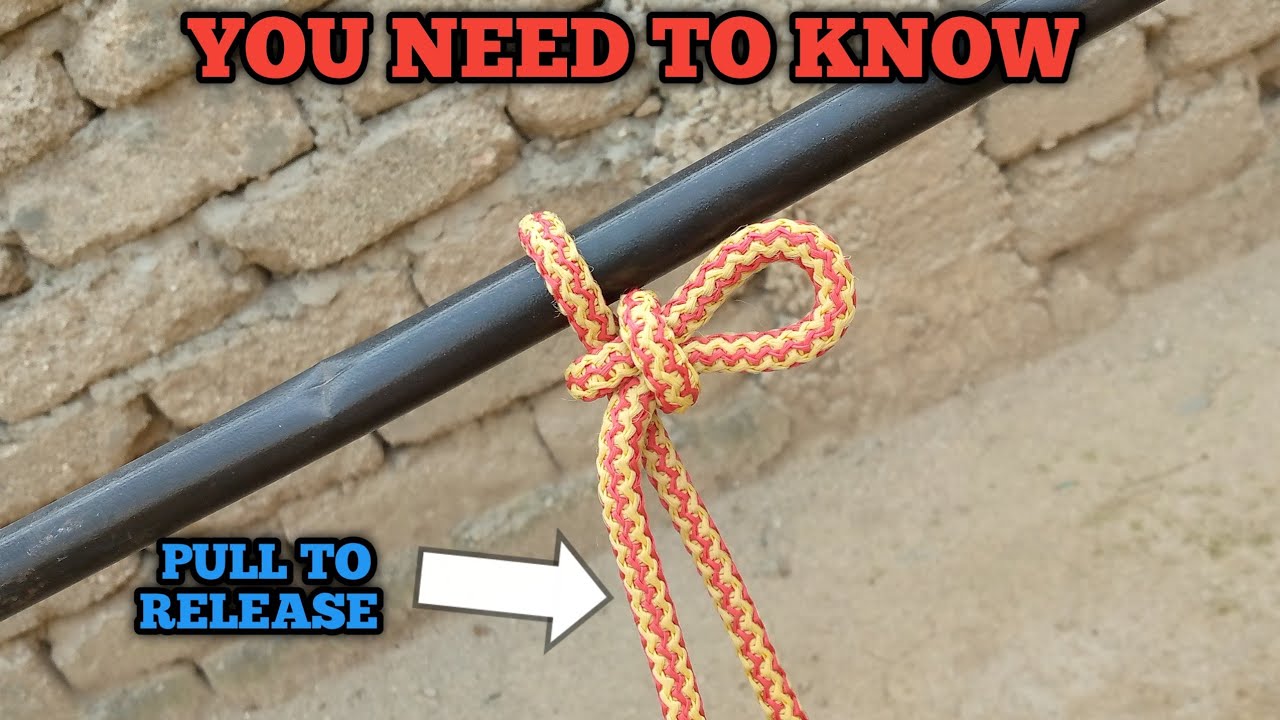 HOW TO TIE A RESCUE KNOT HITCH