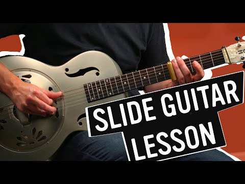 OPEN G SLIDE Guitar Lesson: How to play a driving blues groove