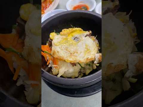 Korean Bibimbap at Seoul Garden Korean Restaurant #dolsotbibimbap #hotstonepotbibimbap #bibimbap