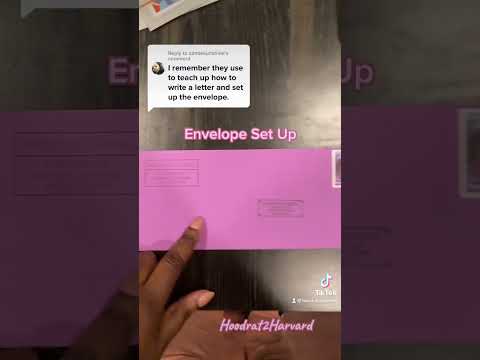 Hoodrat2Harvard: How to Address an Envelope #usps #genz #envelope