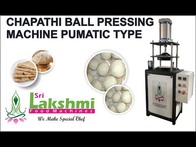 Chapathi Ball Pressing Machine - Chapathi Double Ball Pressing With ...