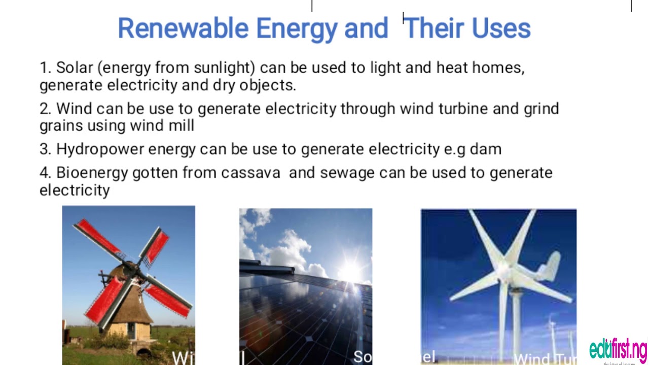 Renewable and Non Renewable Resources | Basic Science | JSS1 | 3rd Term