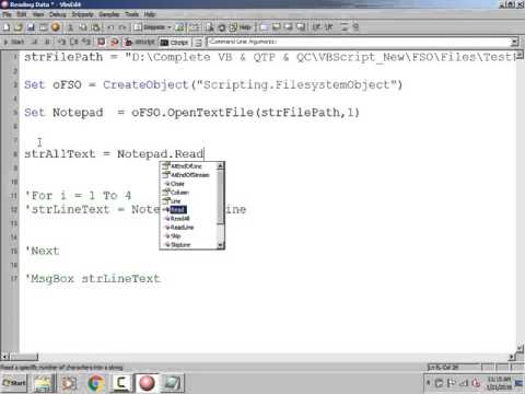 Reading the data from textfiles using FileSystemObject