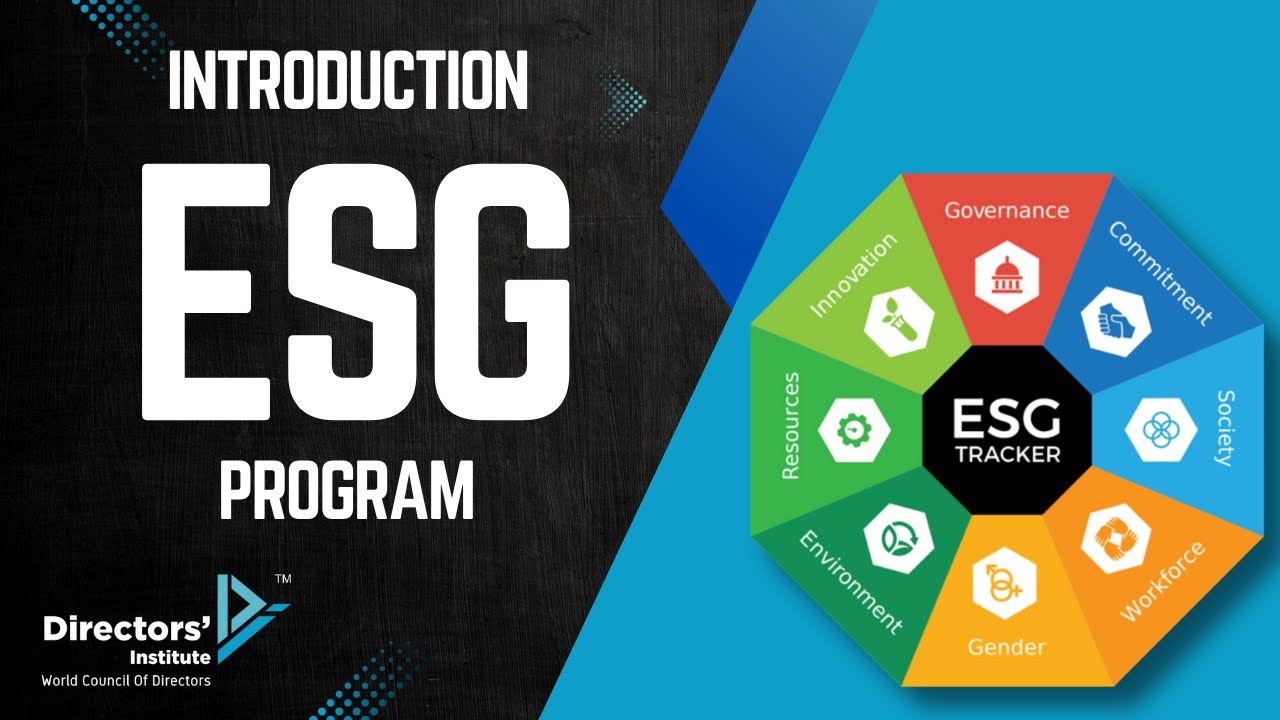 Introduction ESG Certification Program: Master Sustainable Governance