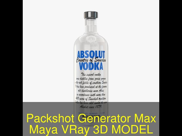 Packshot Generator Max Maya V-Ray Pack Collection 3D Model - FlatPyramid