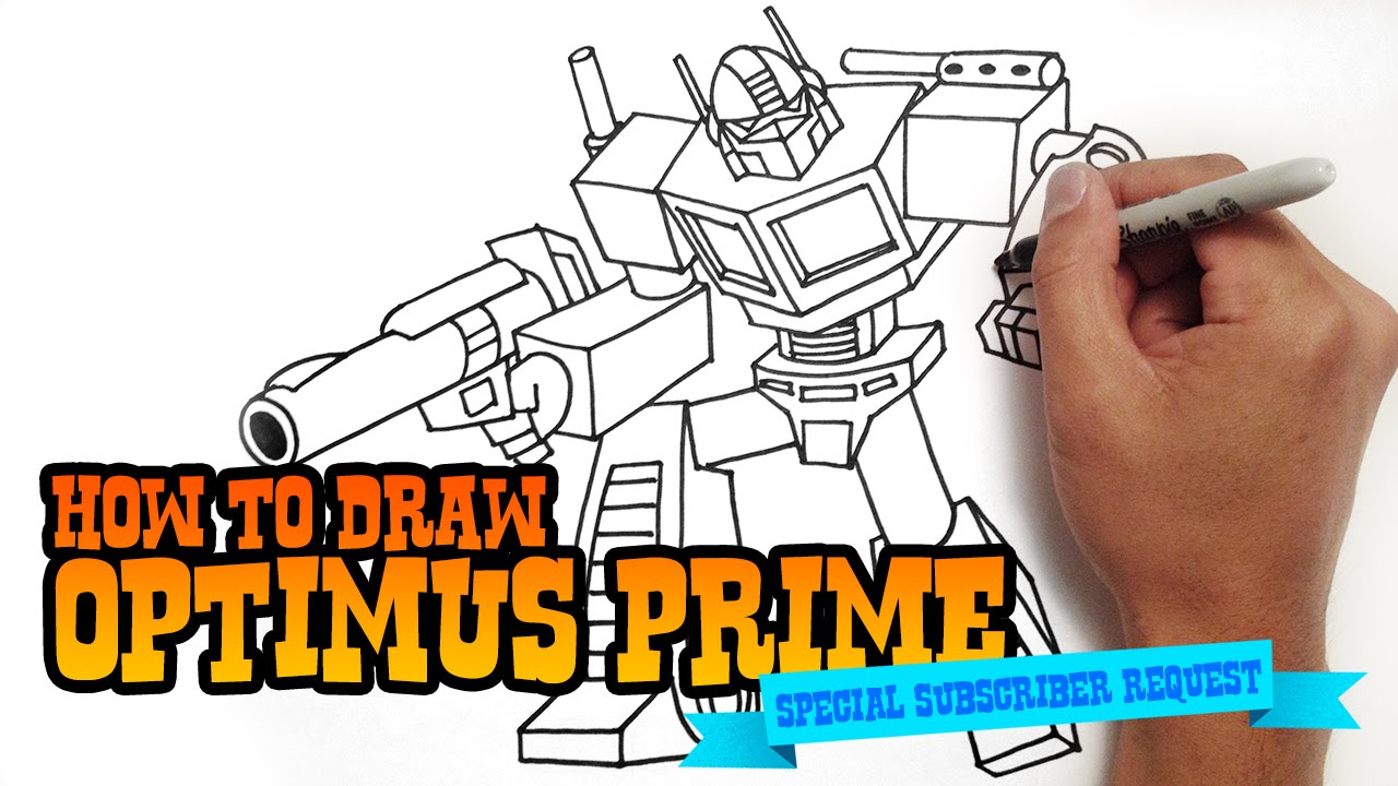 How to Draw Optimus Prime | Beginner Drawing Tutorial (Step-by-Step)