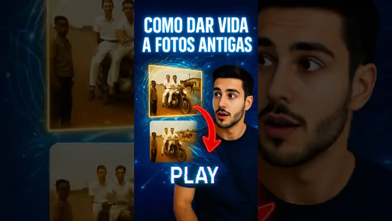 Como dar vida a fotos antigas com IA utilizando o chat gpt. #chatgpt #ia