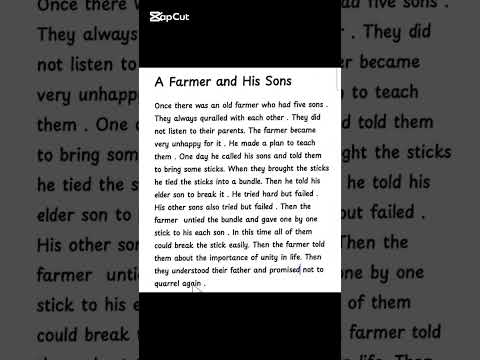 A farmer and his sons completing story all class#story #completingsentence #grap #email #application