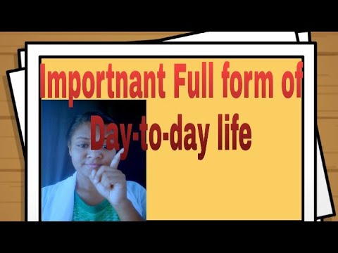 Day-to-day Full form