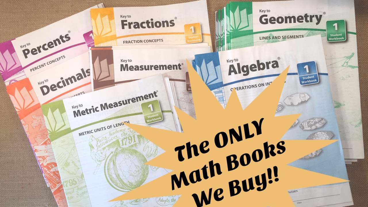 Math Curriculum Workbooks  | MUST HAVE  | Key to Curriculum