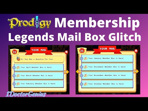 Prodigy GLITCH: LEGENDS Membership MAILBOX GLITCH 2020: Collect old mail items: "ITS PATCHED NOW"