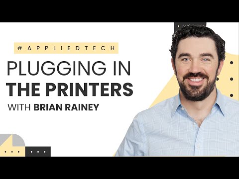 Plugging in the Printers | Brian Rainey from Gooten