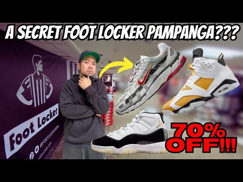 FOOT LOCKER INVADES PAMPANGA??? FRIENDS AND FAMILY DISCOUNT UP TO 70% OFF!!!