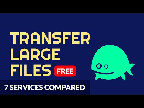 Send Large Files Over Internet Free | In Email or Share via Link | 7 File Transfer Services Compared